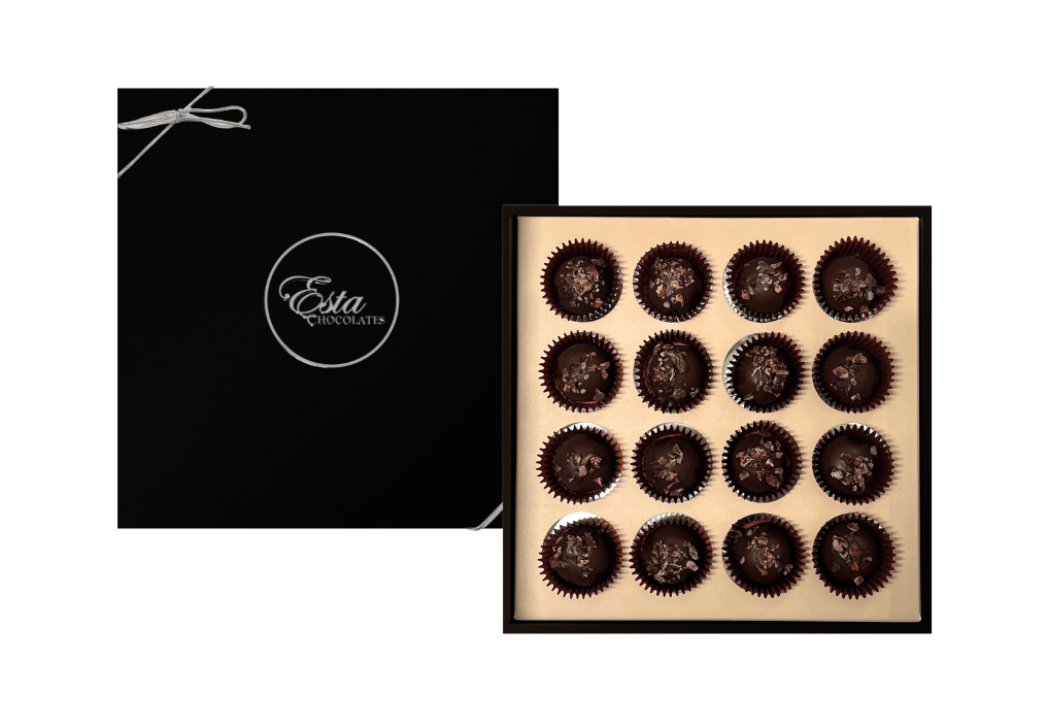 16 Dark Artisan Truffles – Esta Chocolates