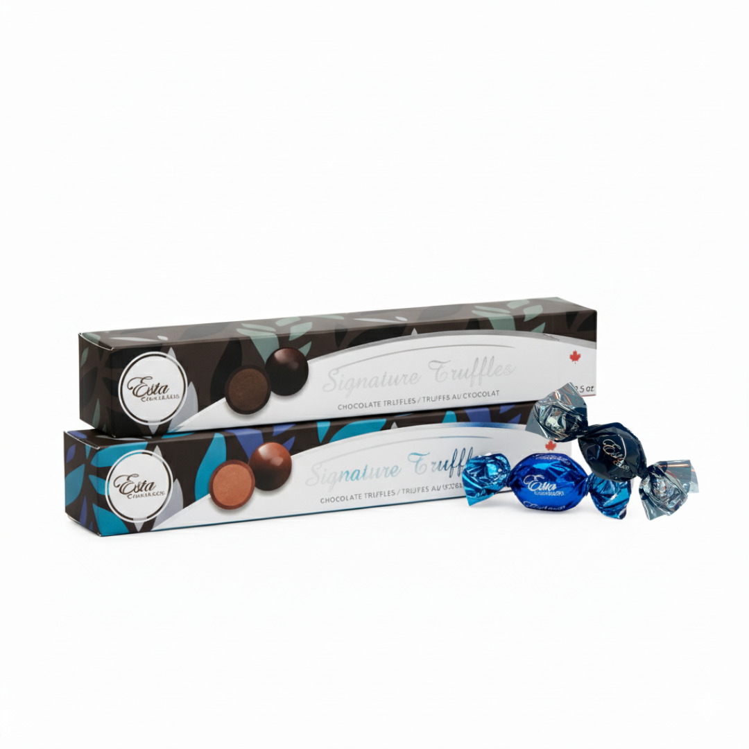 7 Truffle Dark Box – Esta Chocolates