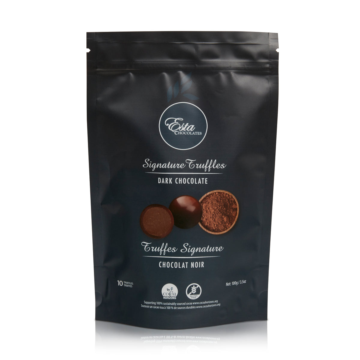 10 Truffle Pouch - Dark – Esta Chocolates