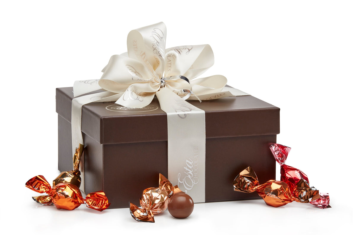 60 Truffle Brown Box – Esta Chocolates