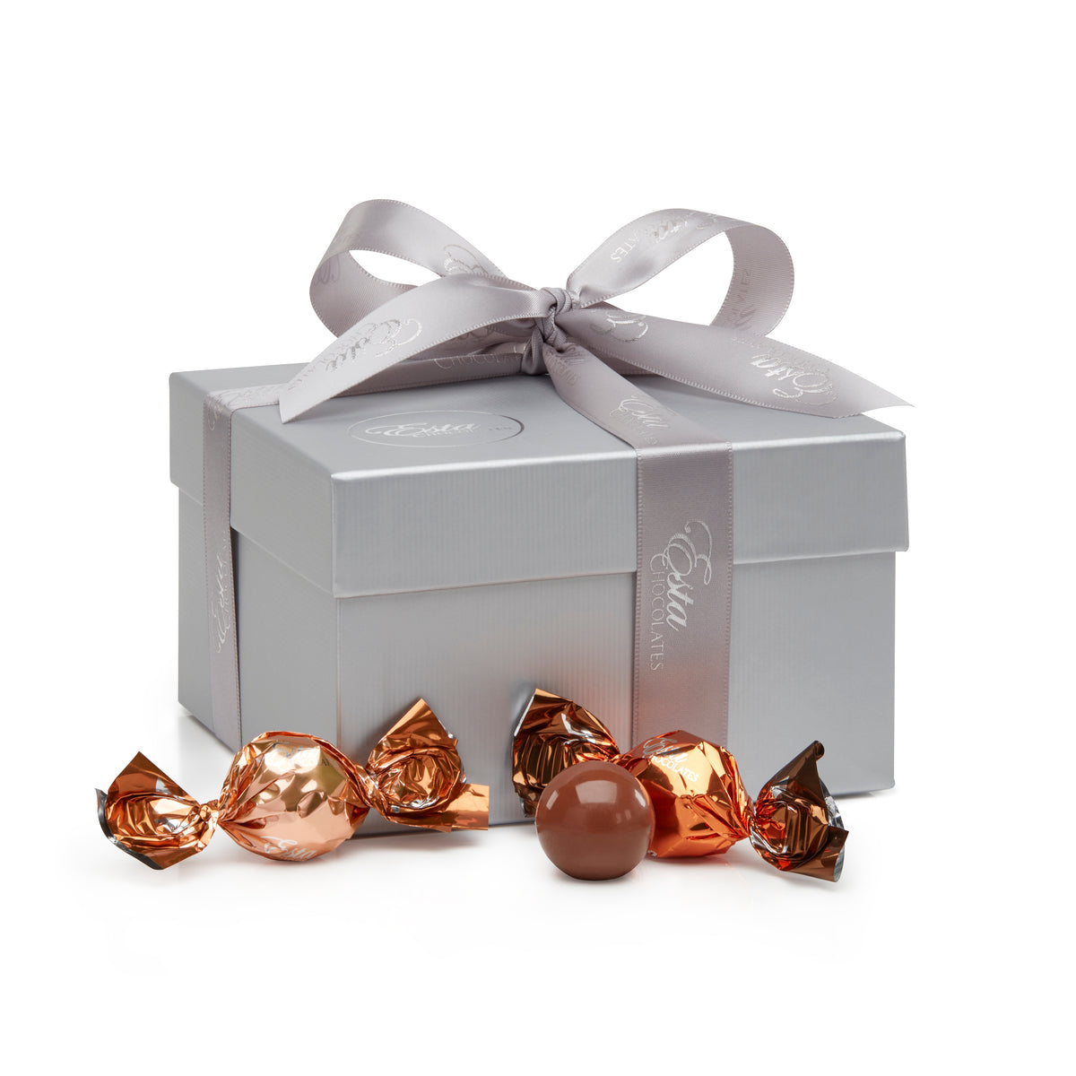 35 Truffle Silver Box – Esta Chocolates